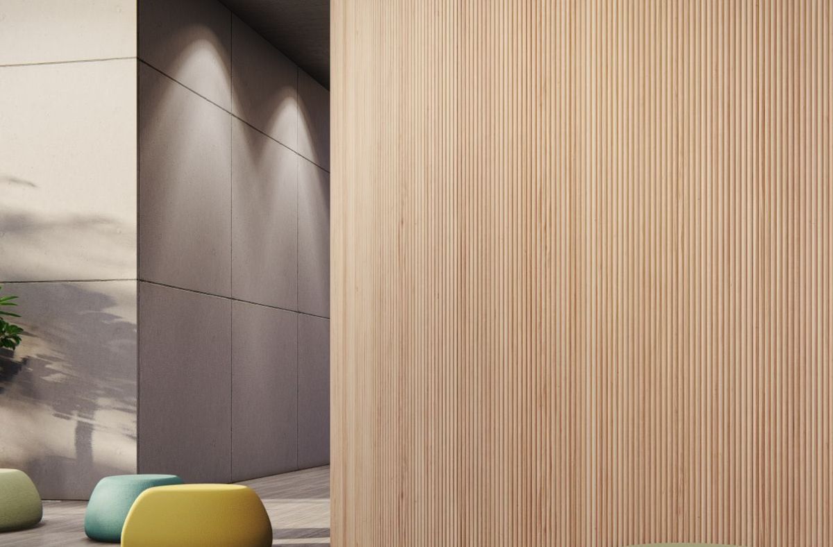 PVC Wrapped Fluted Panel